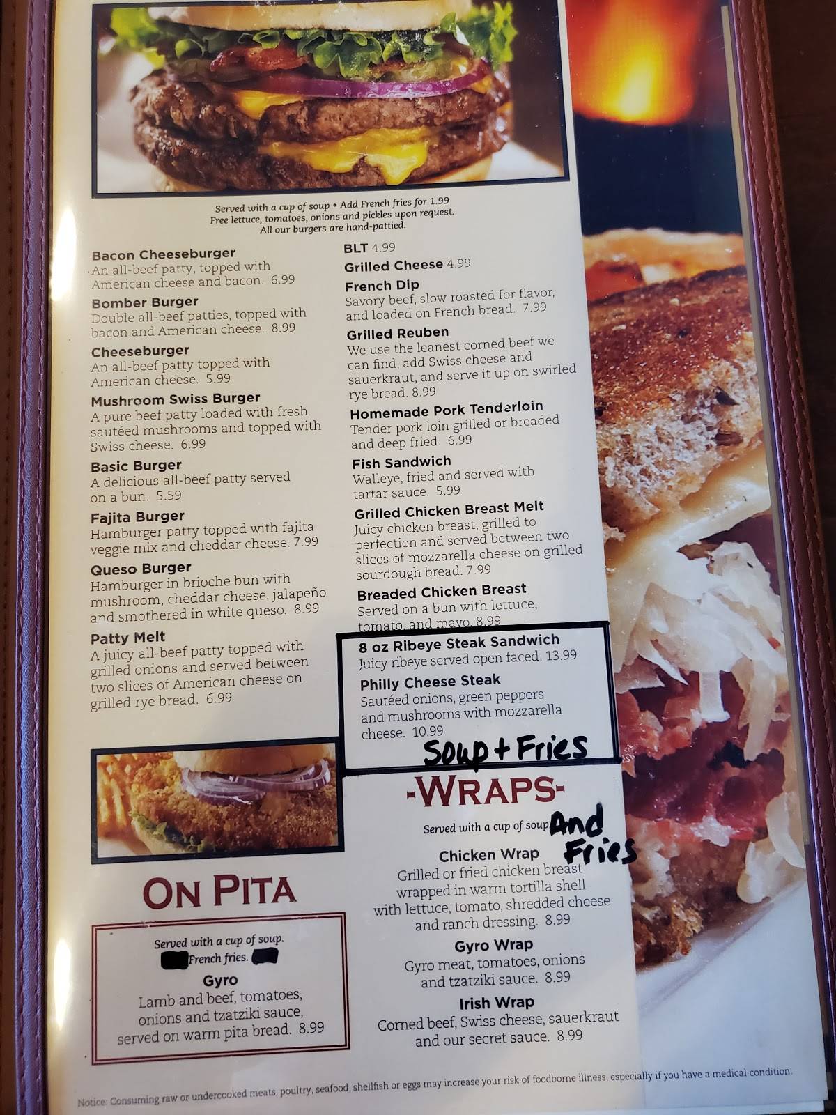 Menu at Royal Oak Family Restaurant, Rensselaer