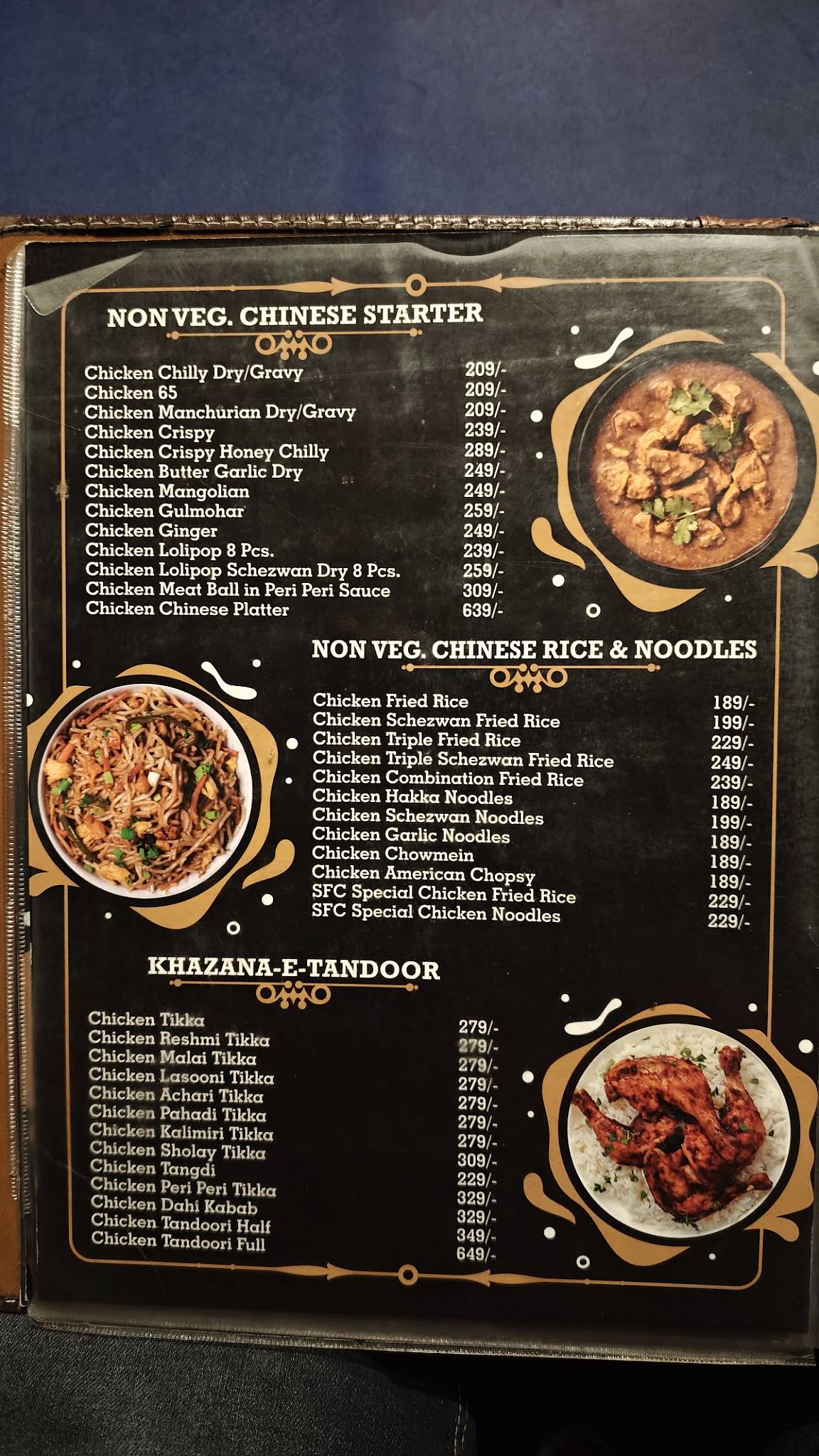 Menu at SFC RESTAURANT, Silvassa, Khanvel Rd