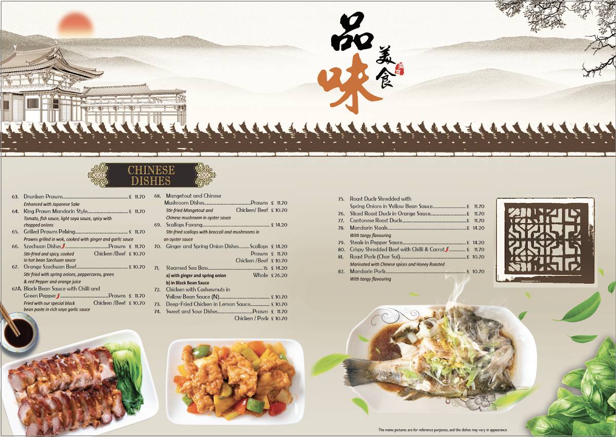 Menu at Thai Garden Cuisine restaurant, Rothwell