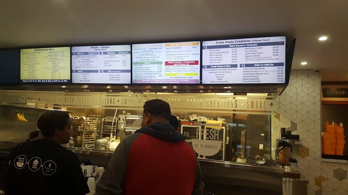 Menu at The Food Hub restaurant, West Covina