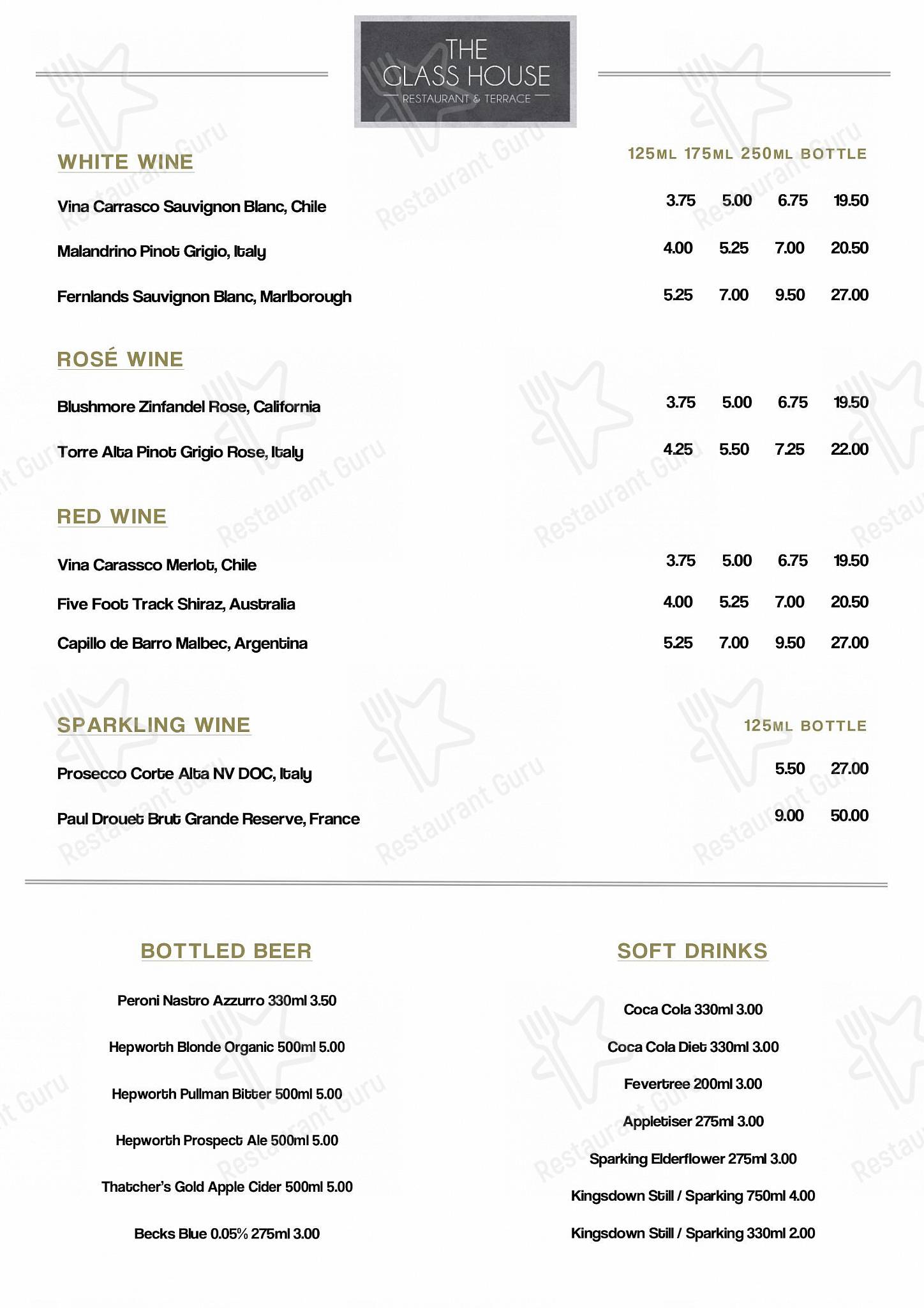 Menu at David Lloyd Wickwoods restaurant, Hurstpierpoint