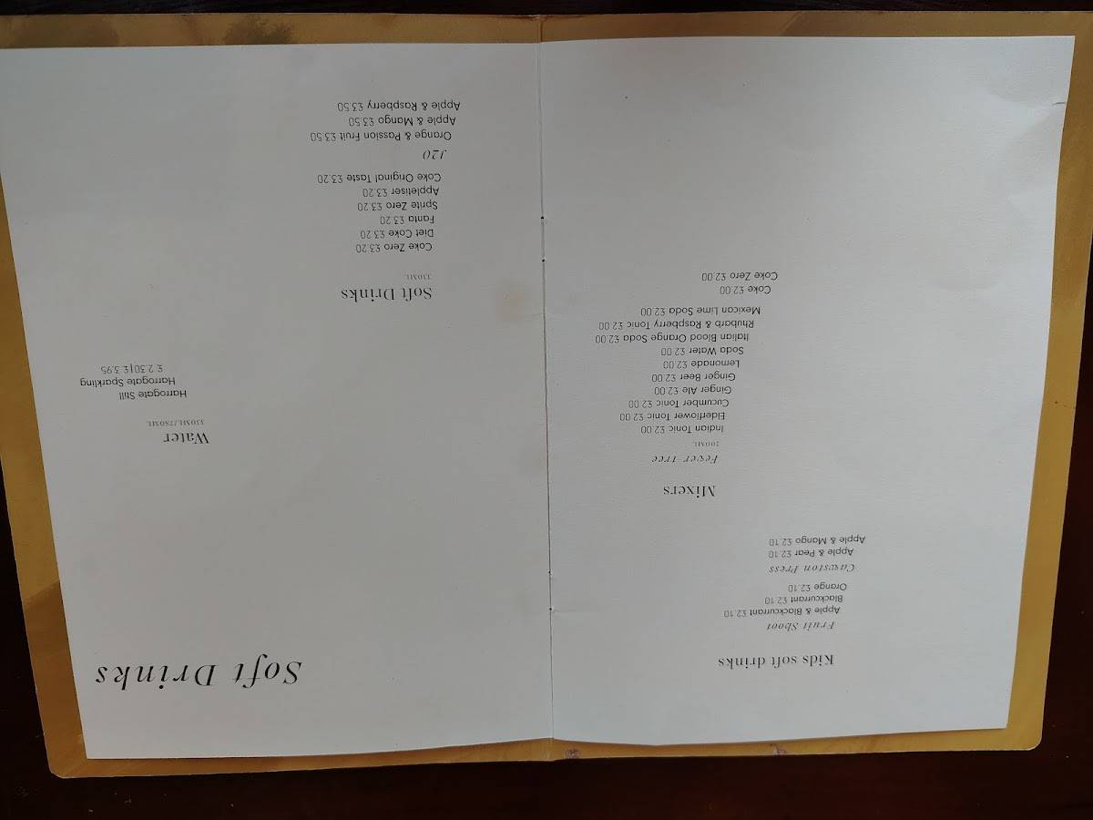 Menu at Umami World Kitchen Buffet Restaurant, Telford
