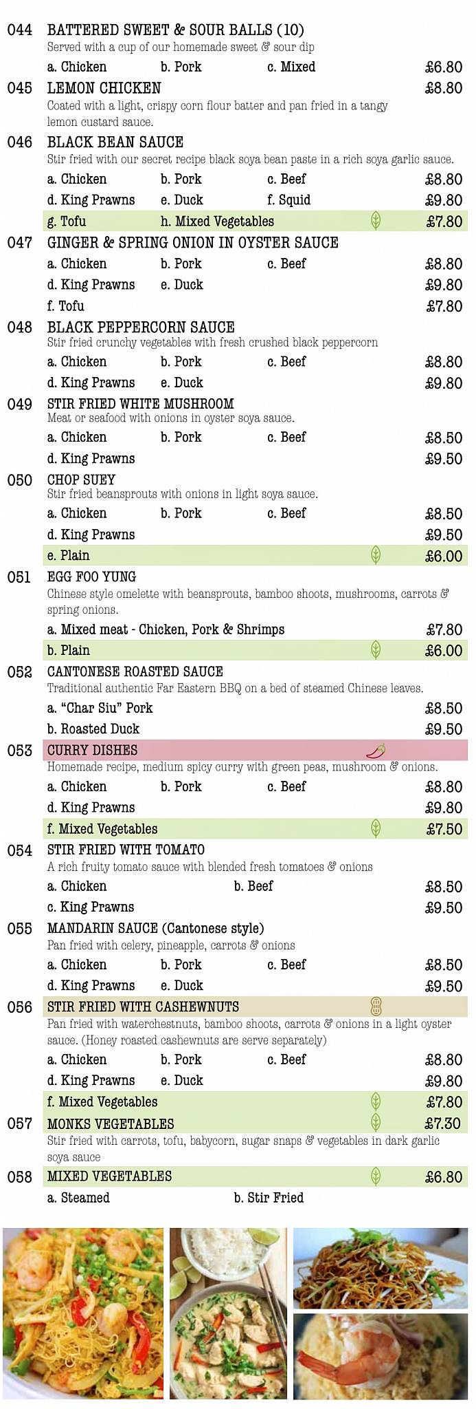 Menu at Yaw's Kitchen restaurant, Heathfield, 1 Station Rd