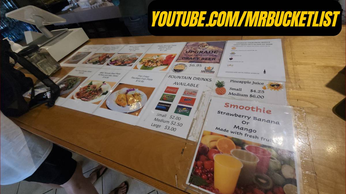 Menu at Yummy Huli Huli Chicken restaurant, Waikane