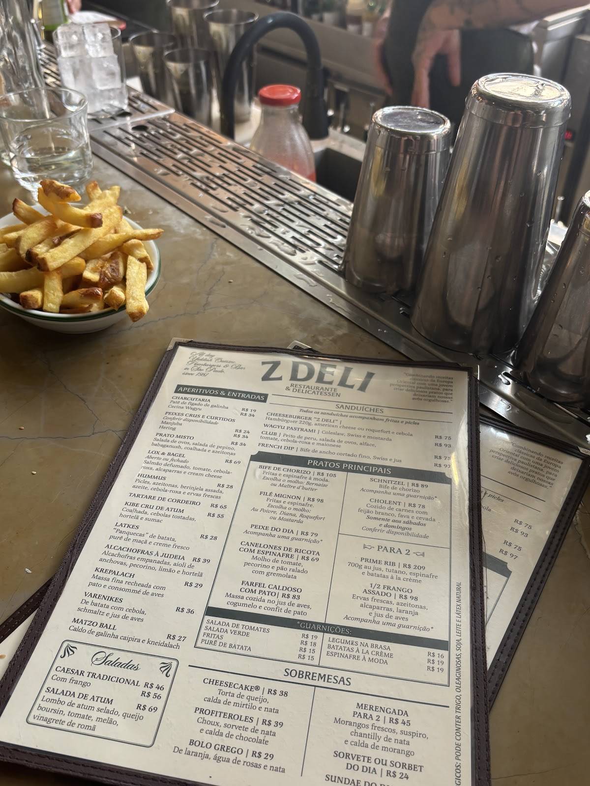 Menu em Z Deli Restaurante & Delicatessen, São Paulo, Alameda Lorena
