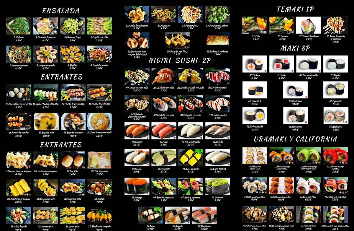 Carta de Restaurante Colala Grill Buffet, Premià de Mar