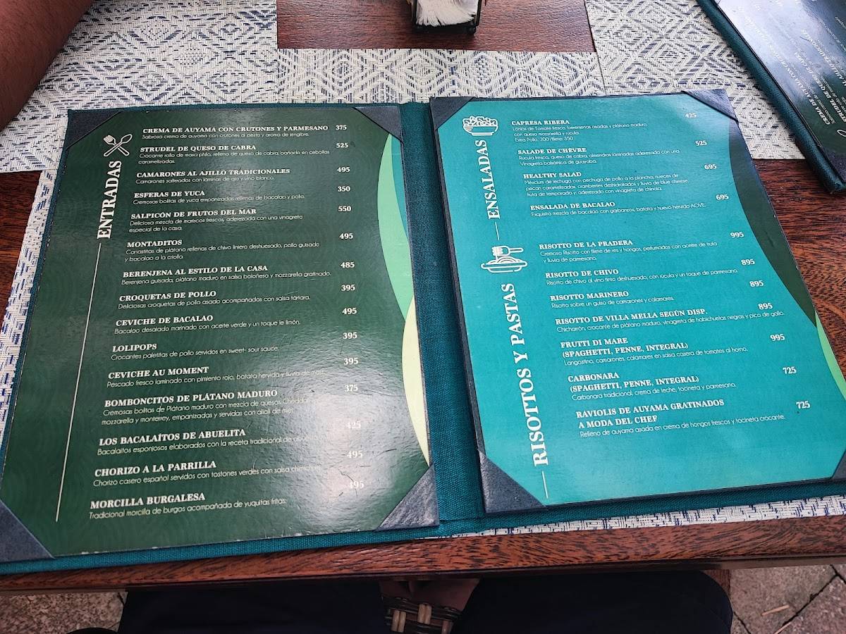 Carta de Ribera Country Club, Jarabacoa