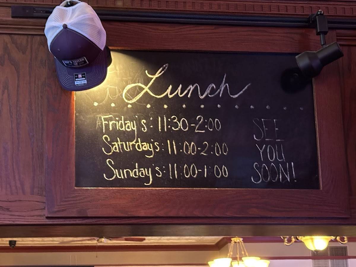 Menu at Rip's Tavern pub & bar, Ladd