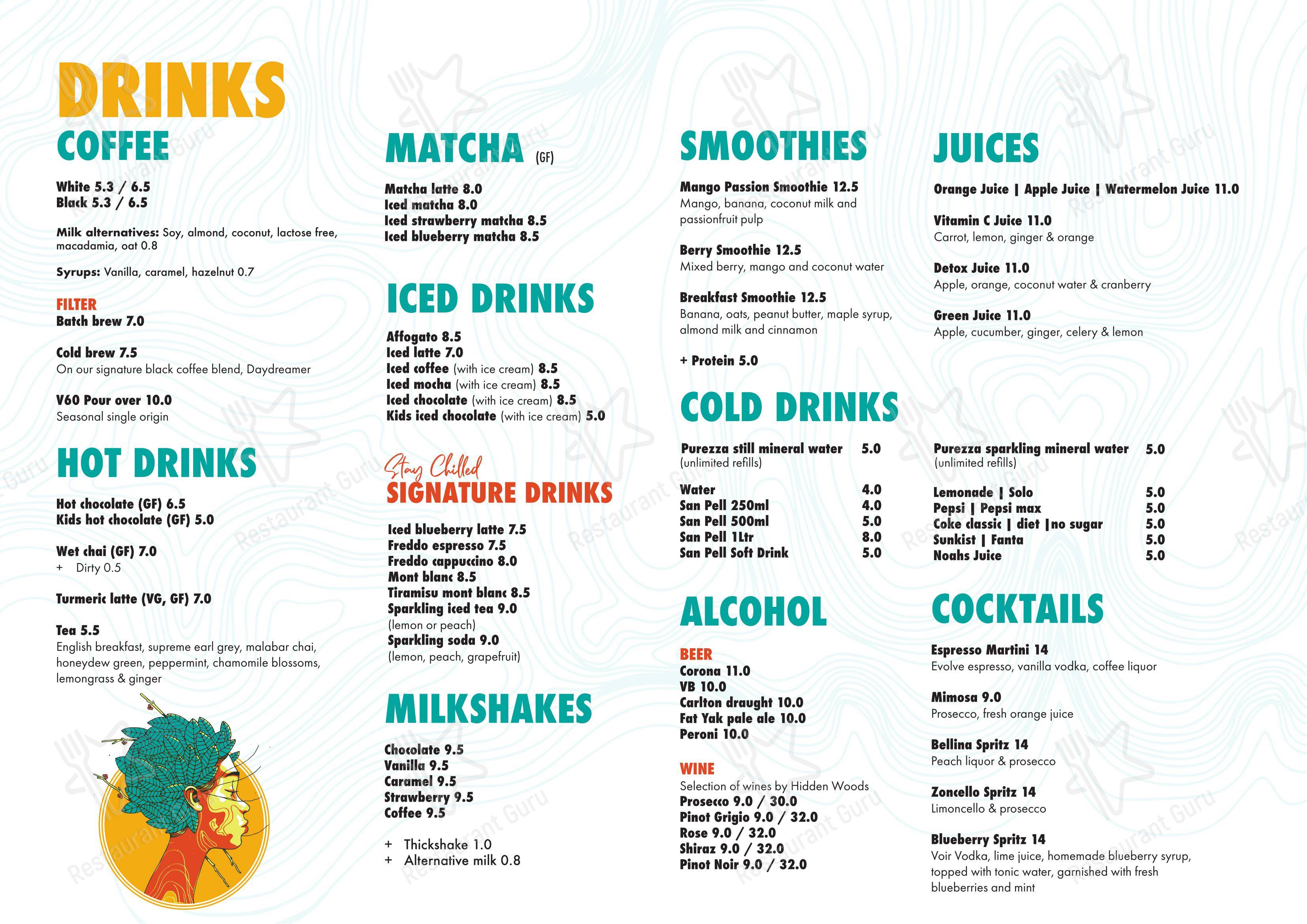 Menu at Roasting Warehouse Airport West cafe, Airport West