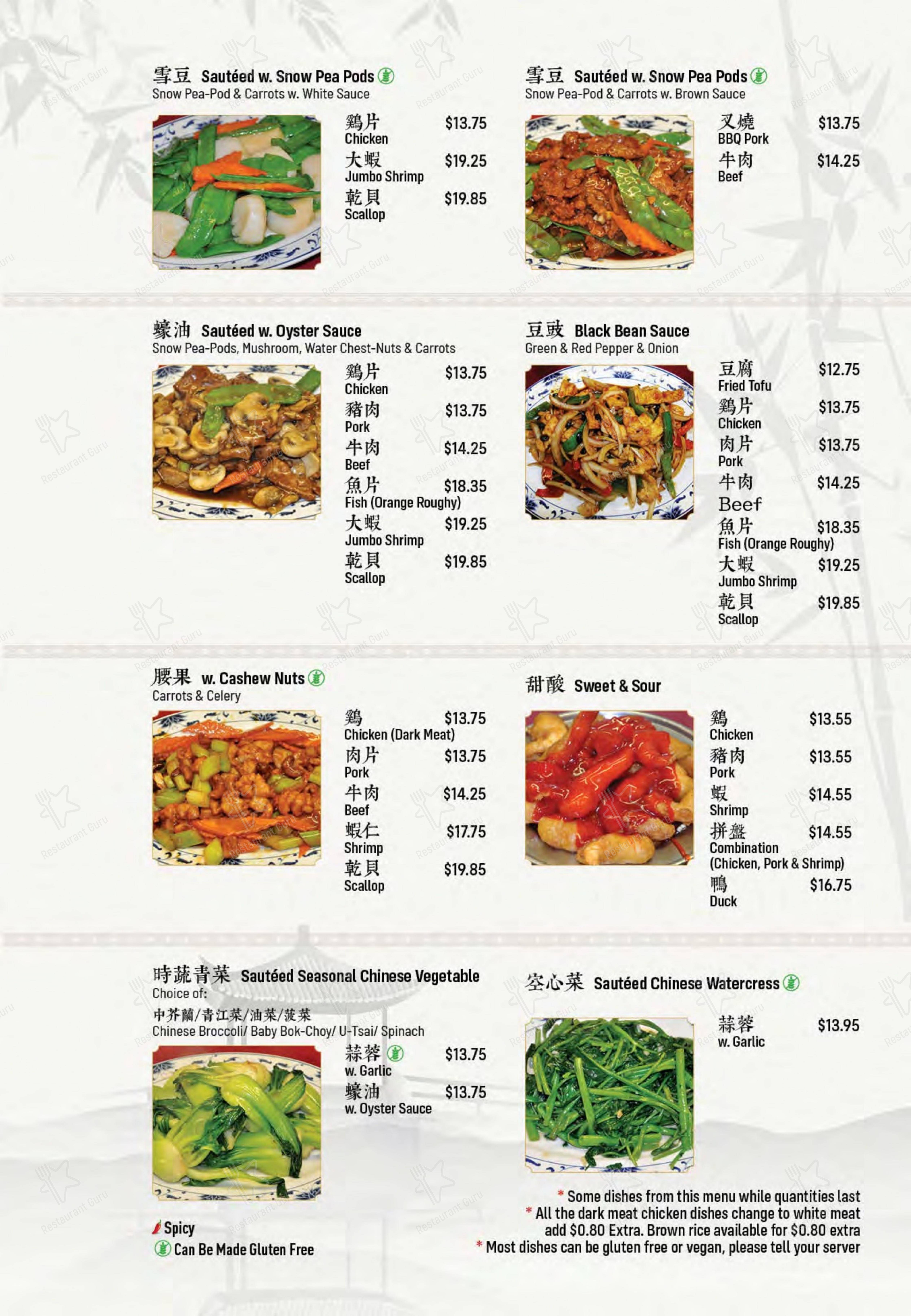 Menu at Chen Garden restaurant, Rochester, Monroe Ave #1843