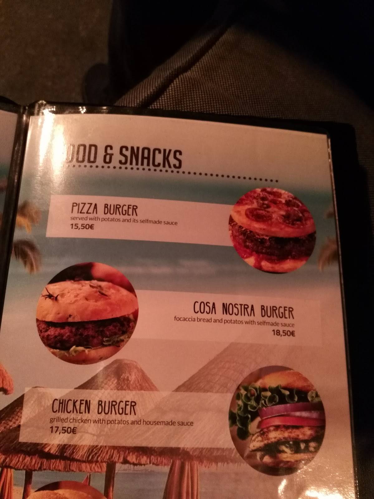 Menu at Rock Box - Pub, Bar, Concerts, Luxembourg City