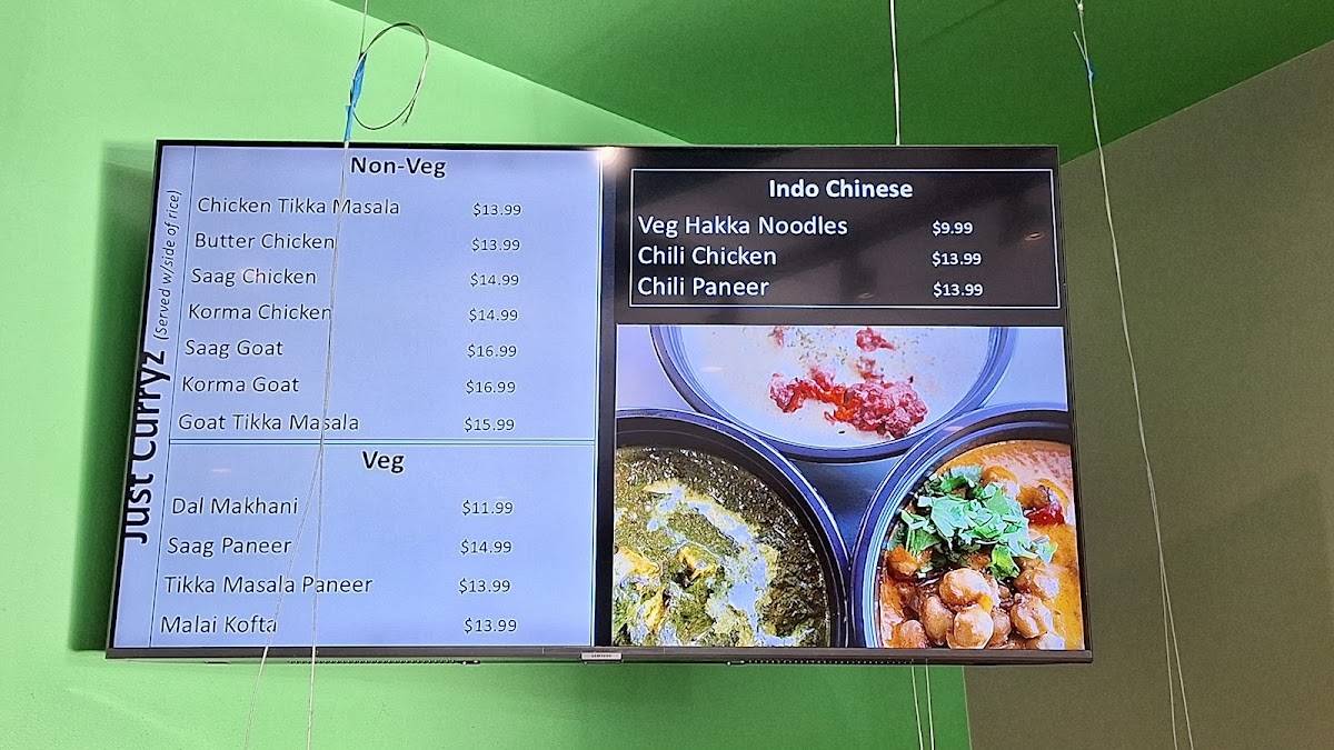 Menu at Rollz Rice Indian Kitchen restaurant, Lewis Center, 724 Polaris ...