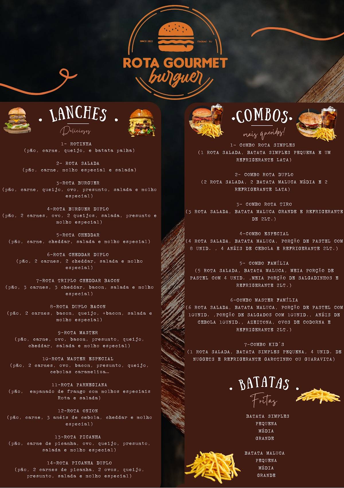 Menu em Rota Gourmet Mangaratiba restaurante, Mangaratiba
