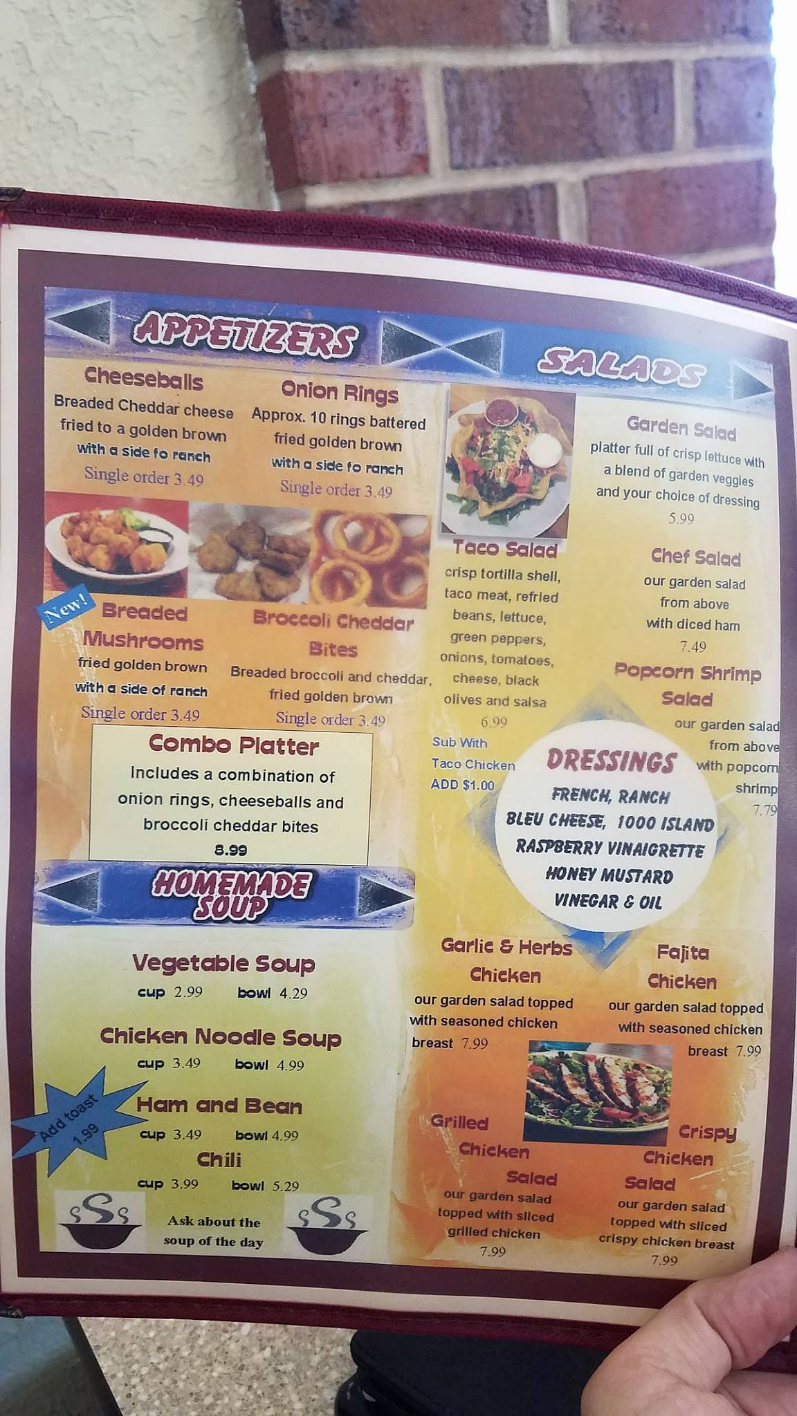 Carta de Royal Cafe, Story City, Broad St