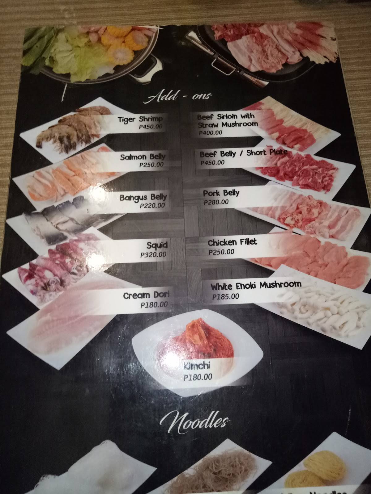 Carta del restaurante Rsm Bahay Kaway Hotplate, Calamba, 335 Real Rd