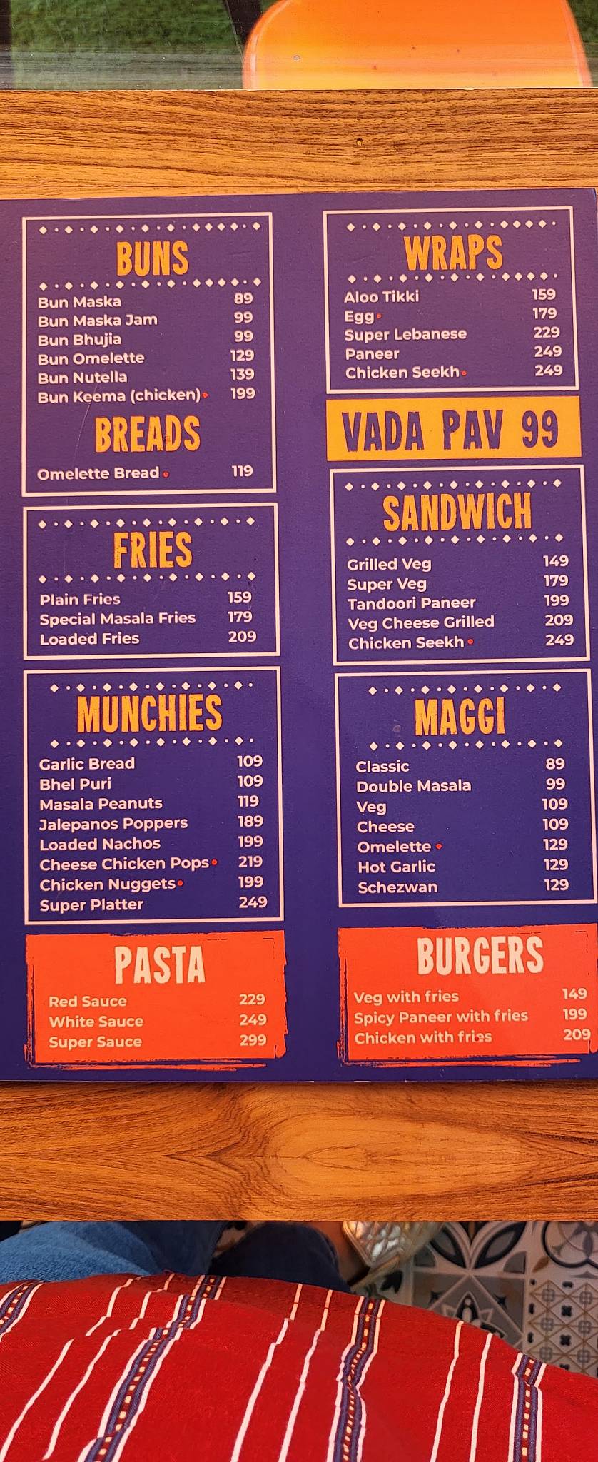 Menu at SUPER CHAI, New Delhi, Shop no 1