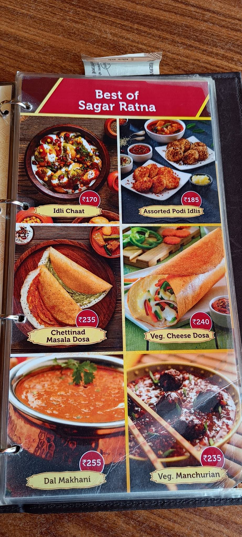 Menu at Sagar Ratna - Best South Indian Restaurant in Haldwani, Chinese ...