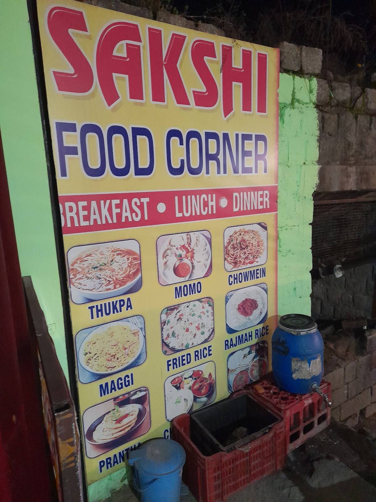 Menu at Sakshi food corner, Manikaran