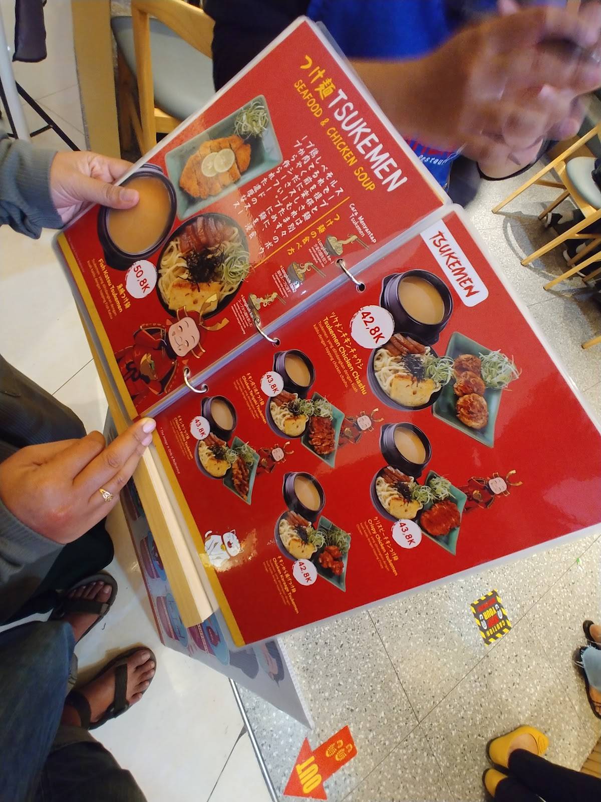 Menu at Ramen 1 Indonesia restaurant, Samarinda