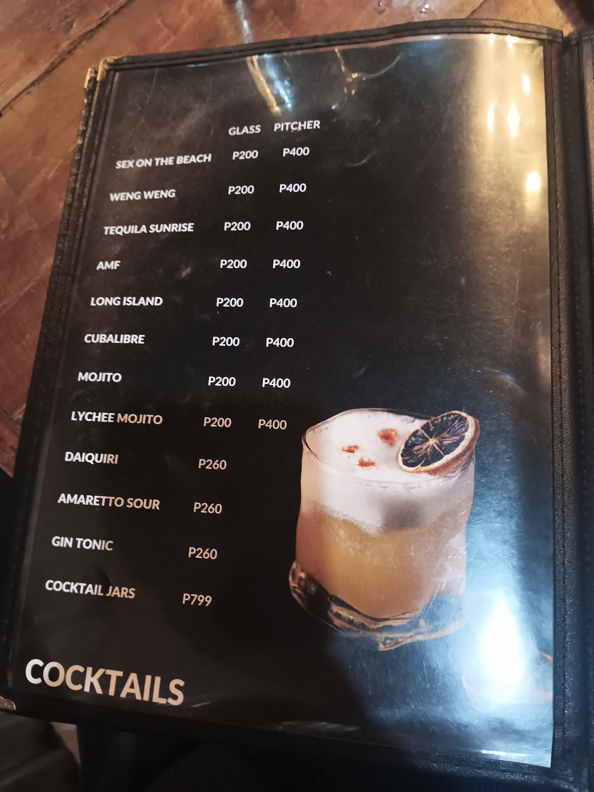 Menu at Pep & Ronnie restaurant, San Fernando, 2MVF+QC6