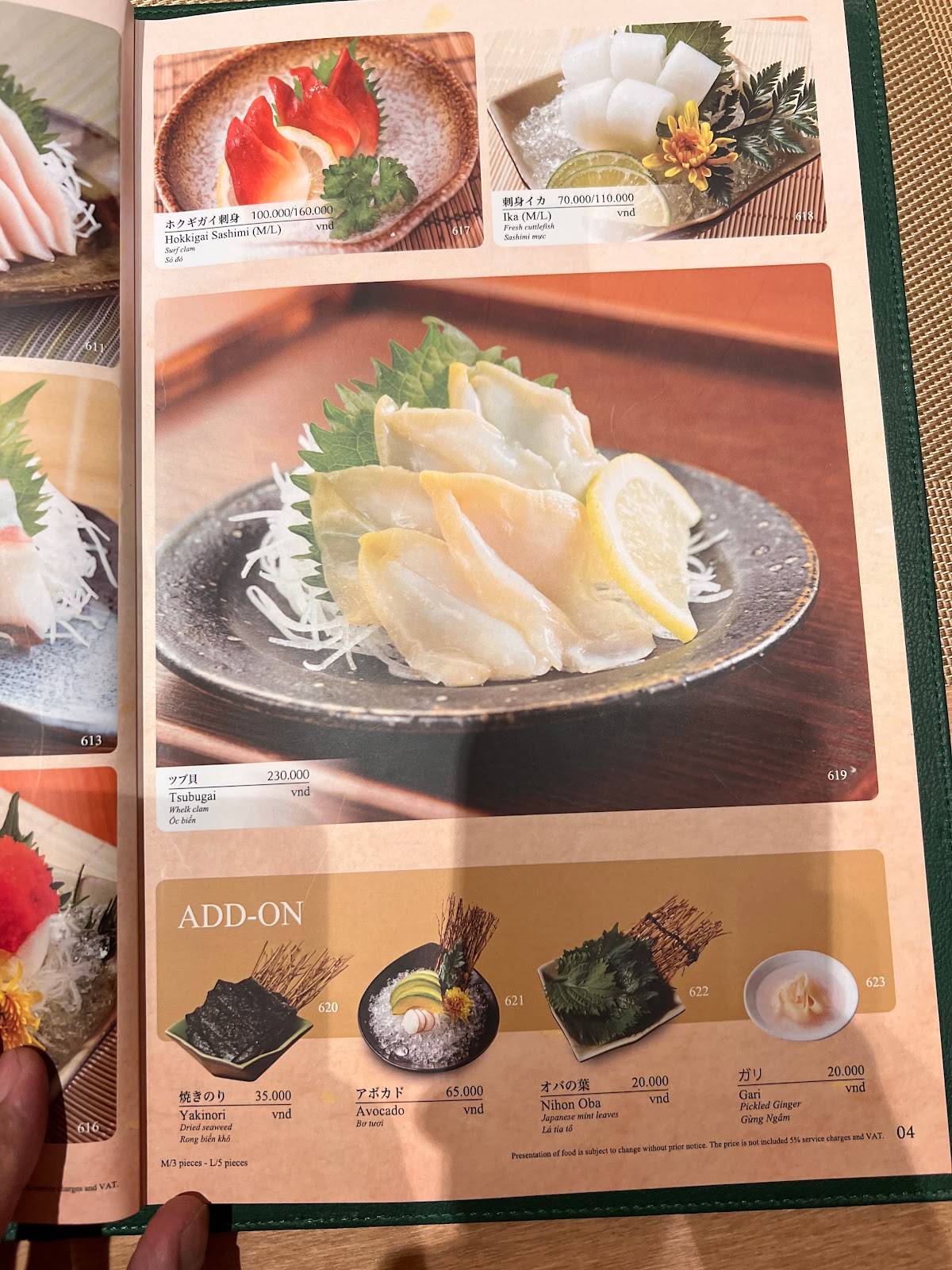 Menu at San Fu Lou Song Hành Dimsum & Hot Pot restaurant, Ho Chi Minh City