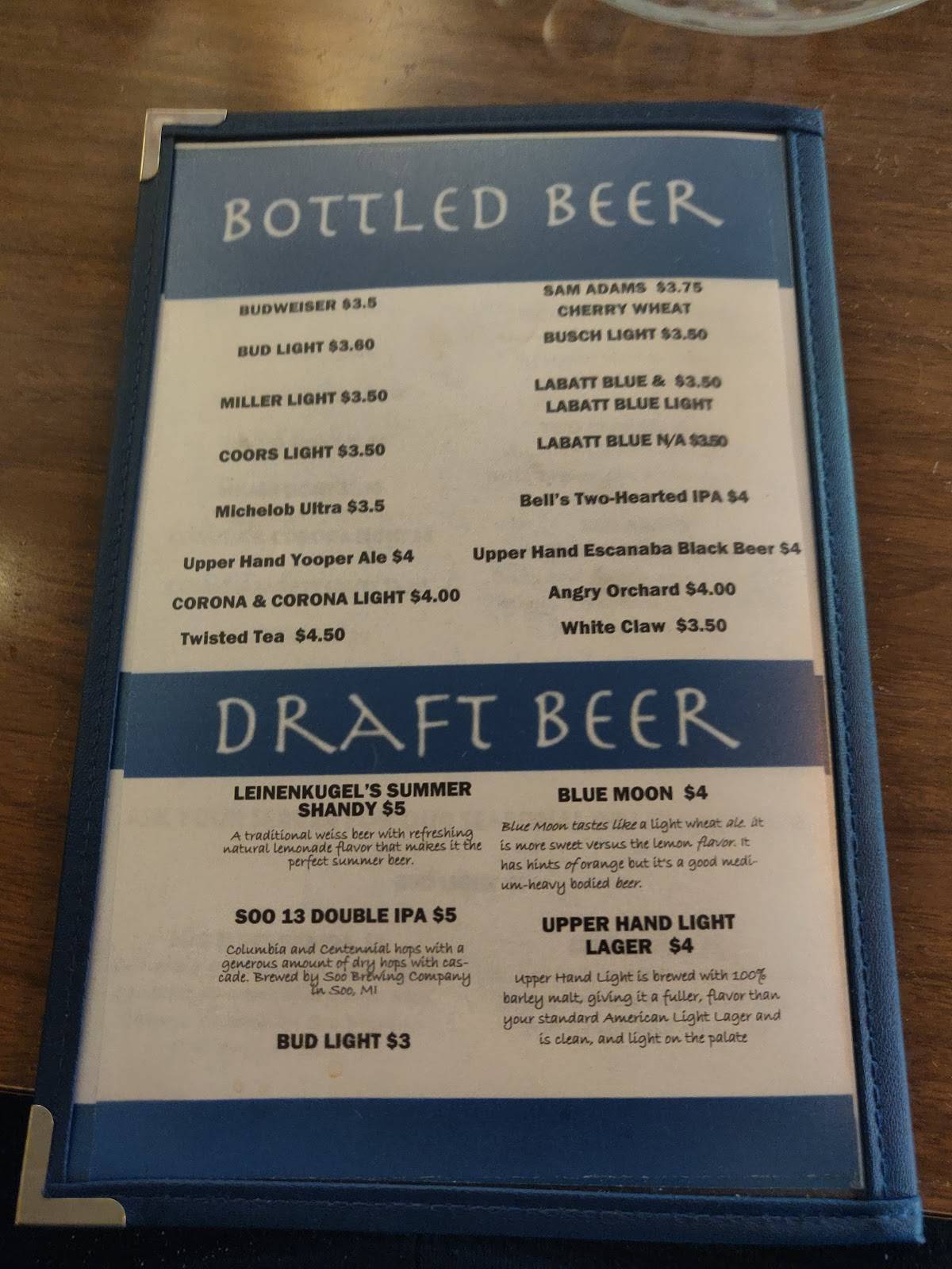 Menu at Lockview Restaurant, Sault Ste. Marie