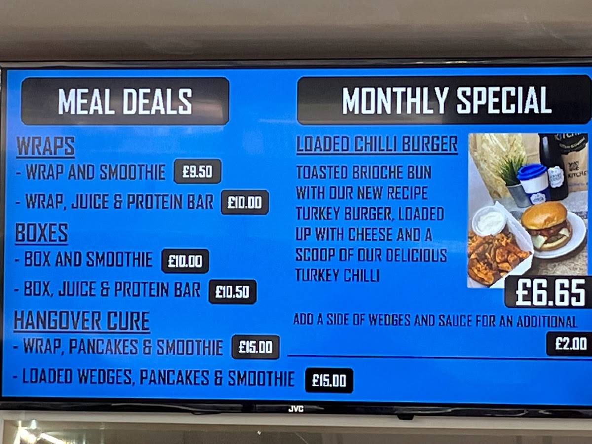 Menu at Savage Kitchen restaurant, Kirkcaldy