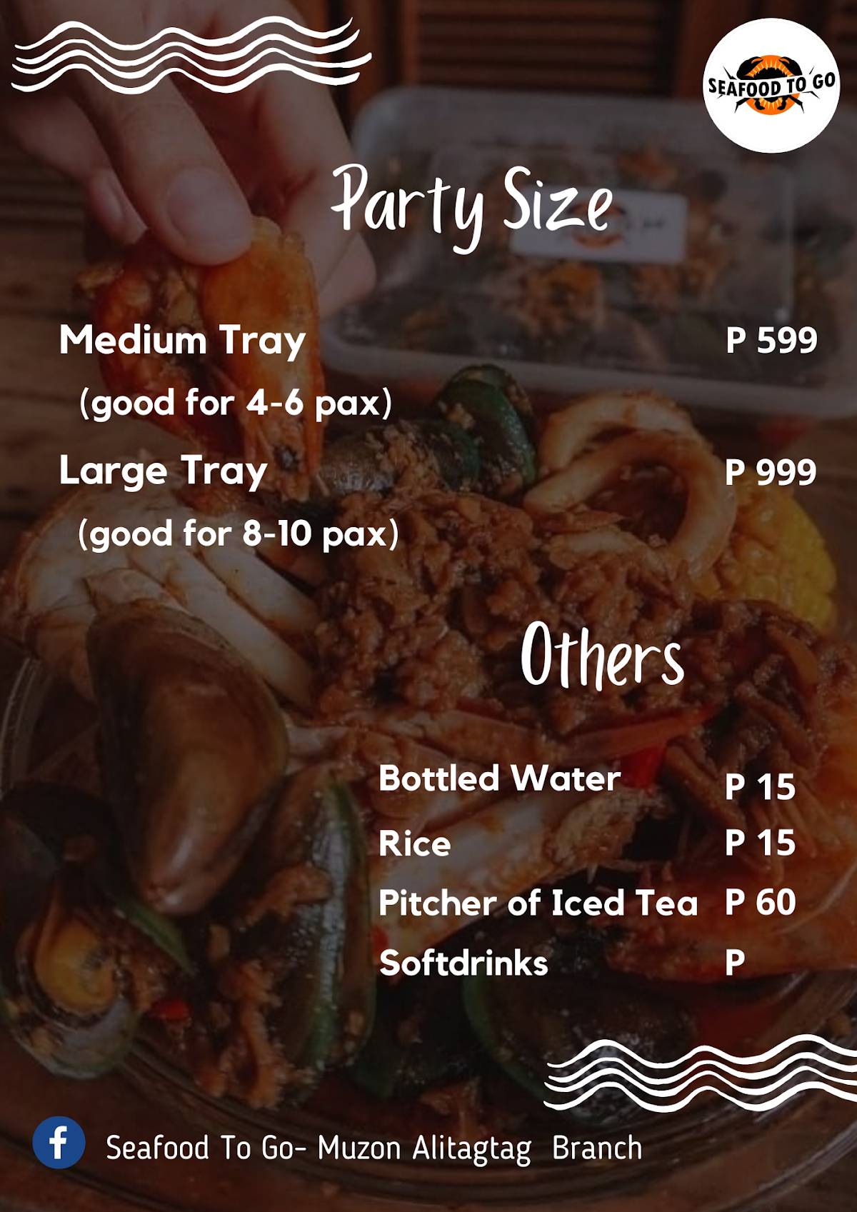 Menu at Seafood To Go Batangas restaurant, San Pascual