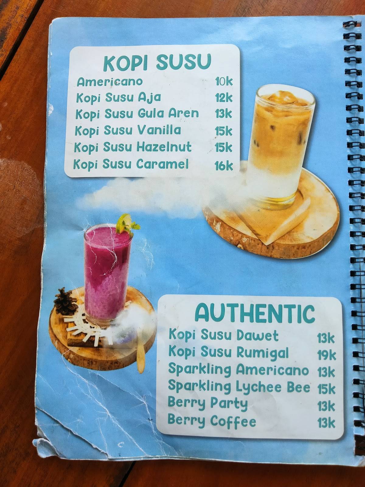 Menu at Stako Kopi Tembalang, Semarang
