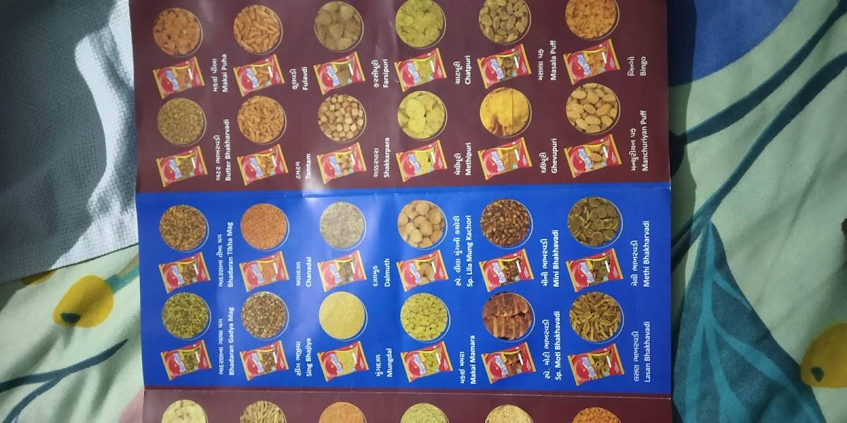 Menu at Shiv Shakti Chavana Mart, Ahmedabad, 1