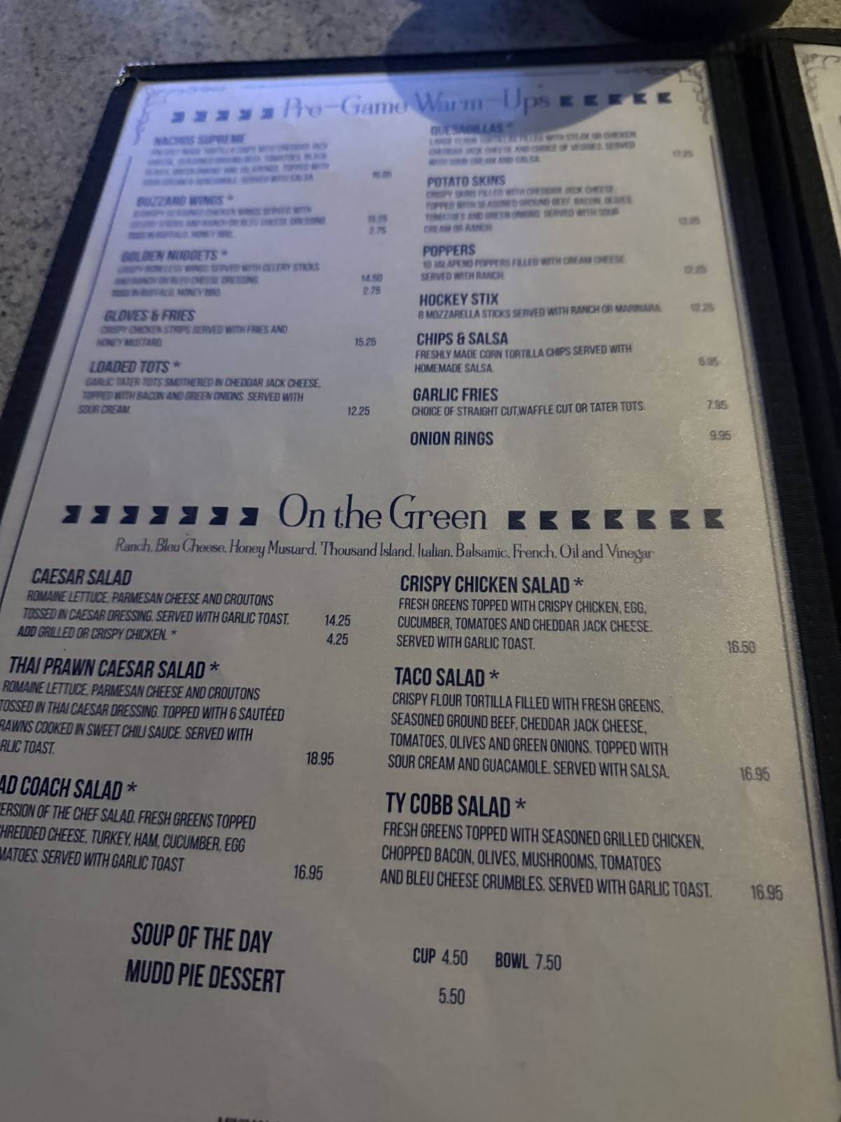 Menu at Sports Keg Grill pub & bar, Burlington