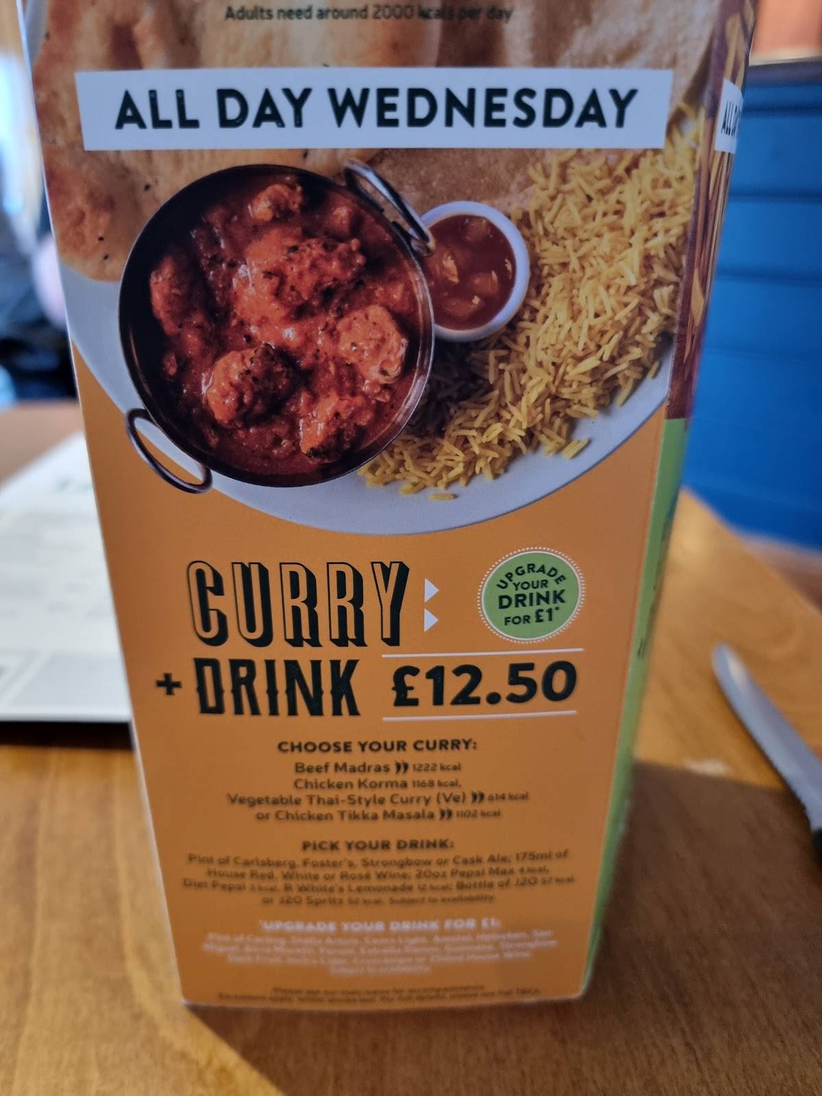 Menu at Spring Tide pub & bar, Lowestoft