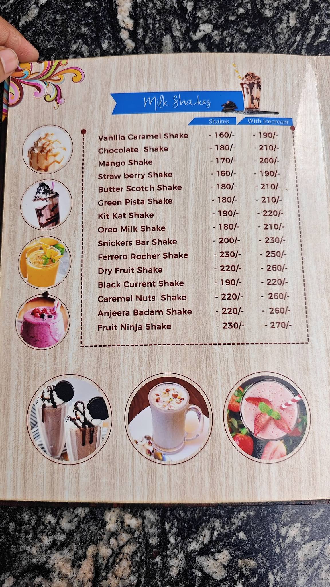 Menu at Sri Vengamamba Punjabi Family Daba, Nellore, 9XXG+64P