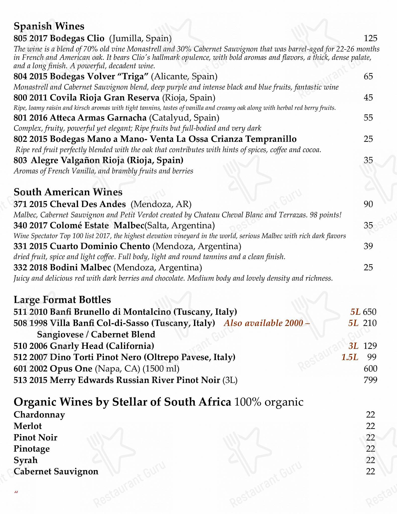 Menu at Station Square restaurant, Youngstown, Belmont Ave