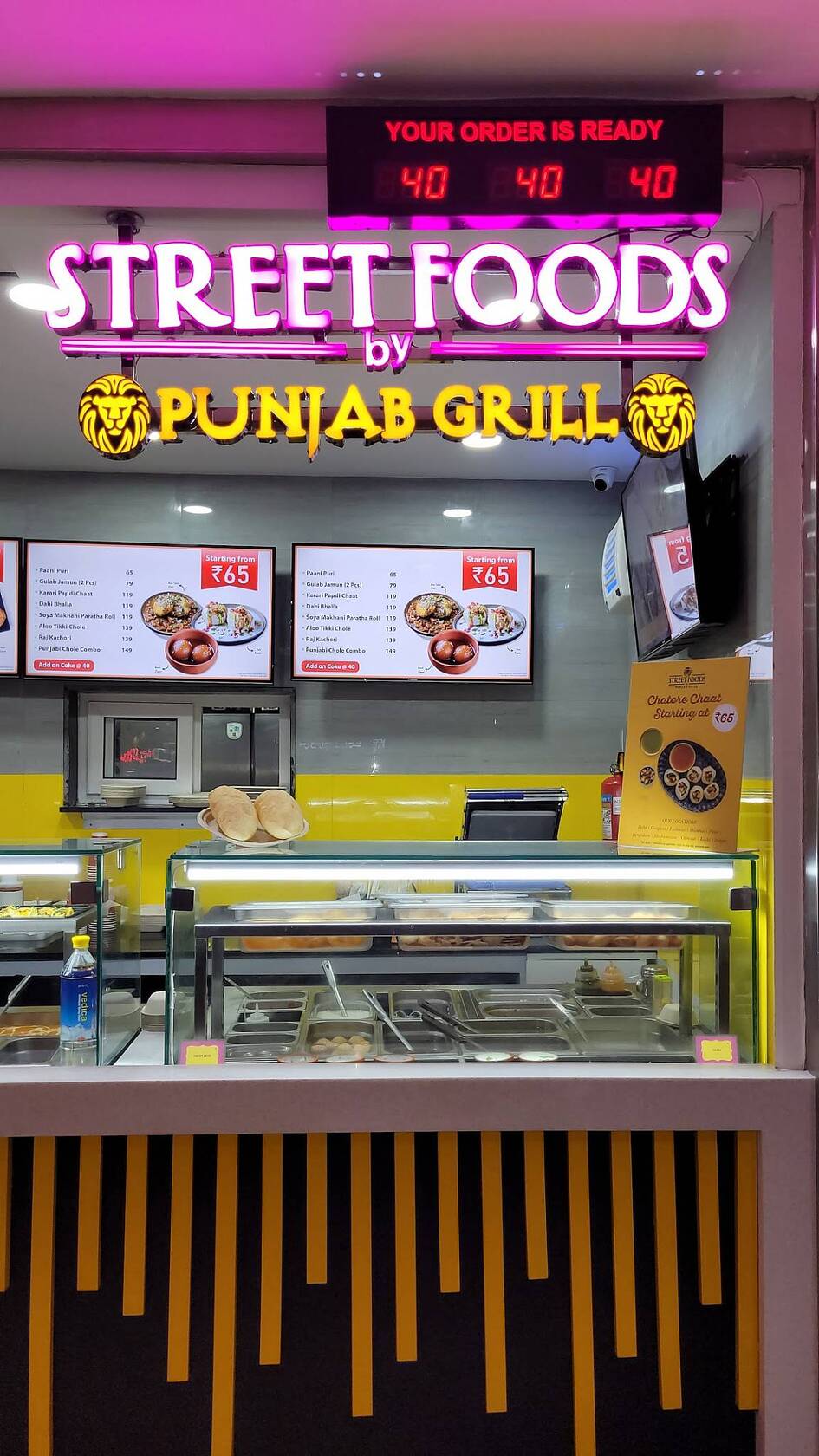 Menu at Street Foods by Punjab Grill Mantri Square Mall, Bengaluru