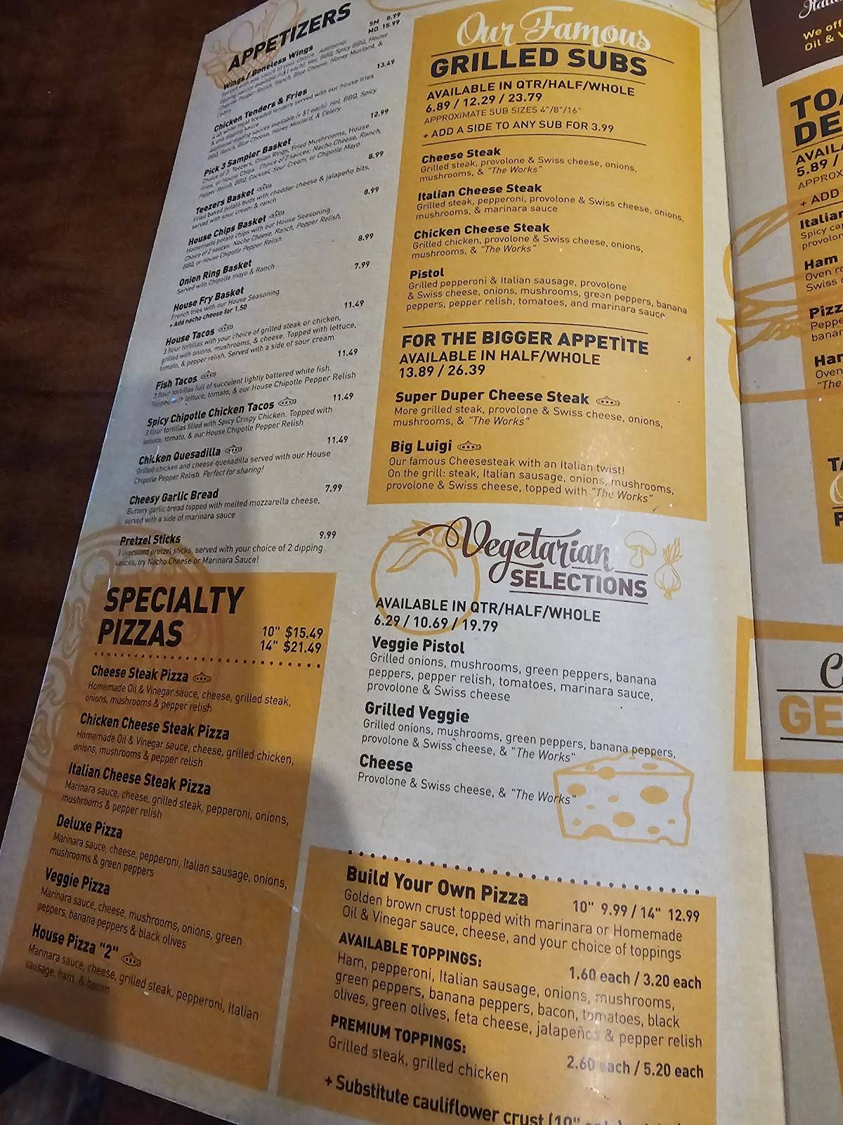 Menu at Submarine House pub & bar, Huber Heights, Taylorsville Rd
