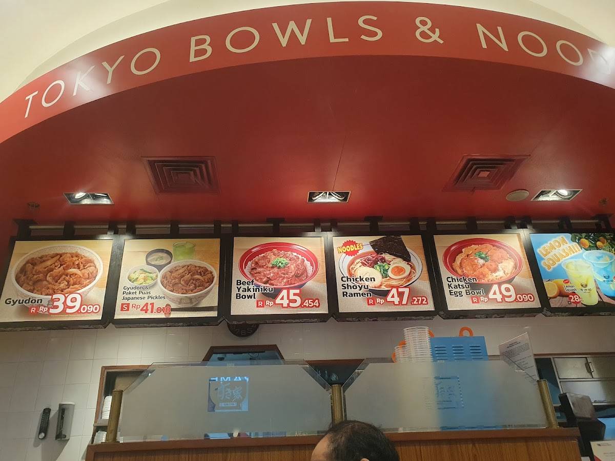 Carta del restaurante Sukiya Tokyo Bowls & Noodle - Central Park Mall ...