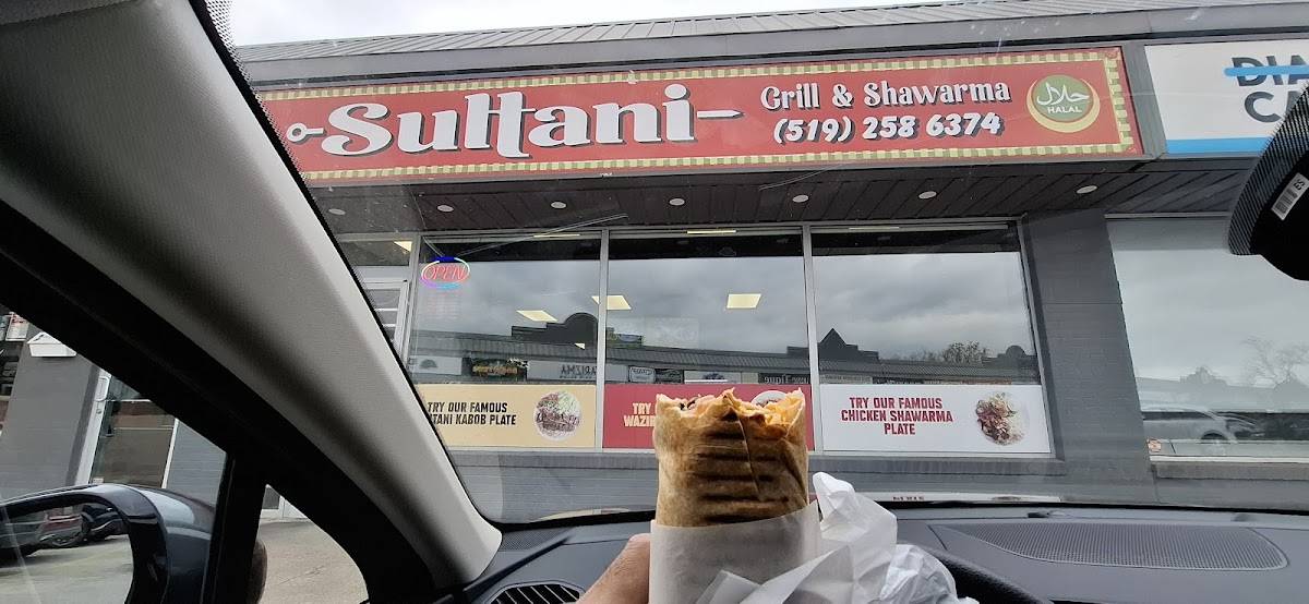 Menu at Sultani Grill & Shawarma restaurant, Windsor