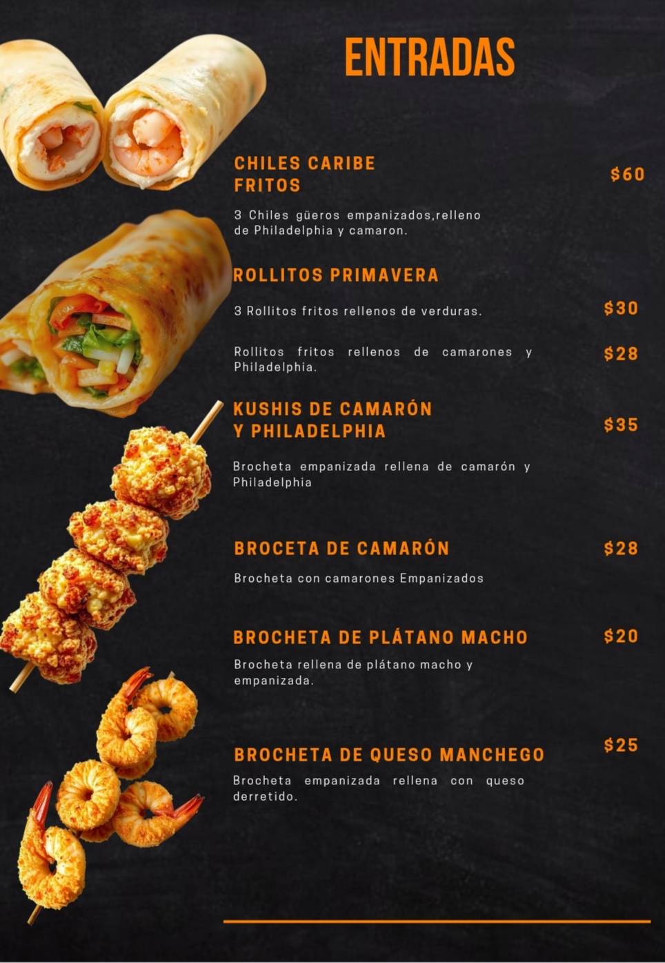 Carta del restaurante Sushi "Mexican Roll", Zapopan