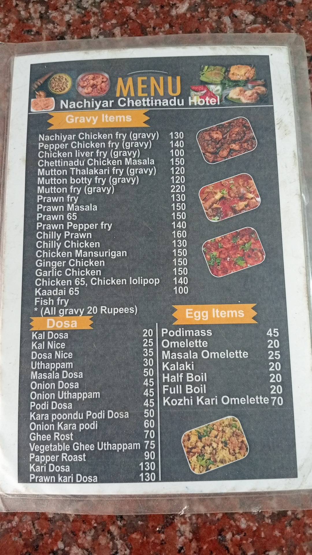 Menu at Svk Naachiyar Chettinad Food Restaurant Veg and Non Veg, Chennai