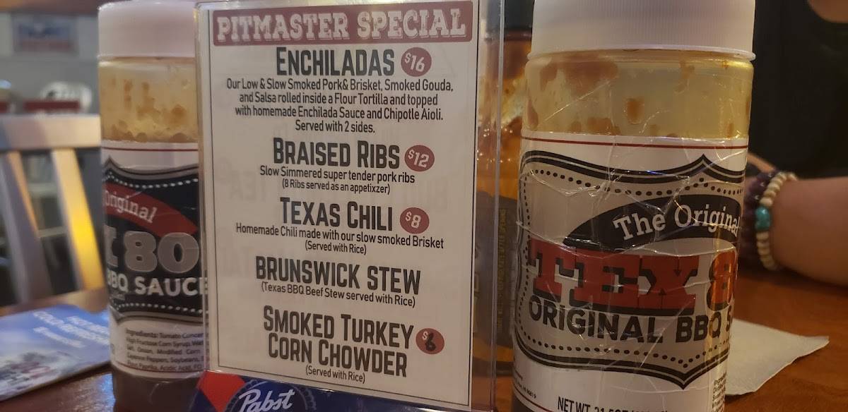 Menu at TEX 808 BBQ + Brews Hawaii Kai, Honolulu, 377 Keahole St Ste C1-A
