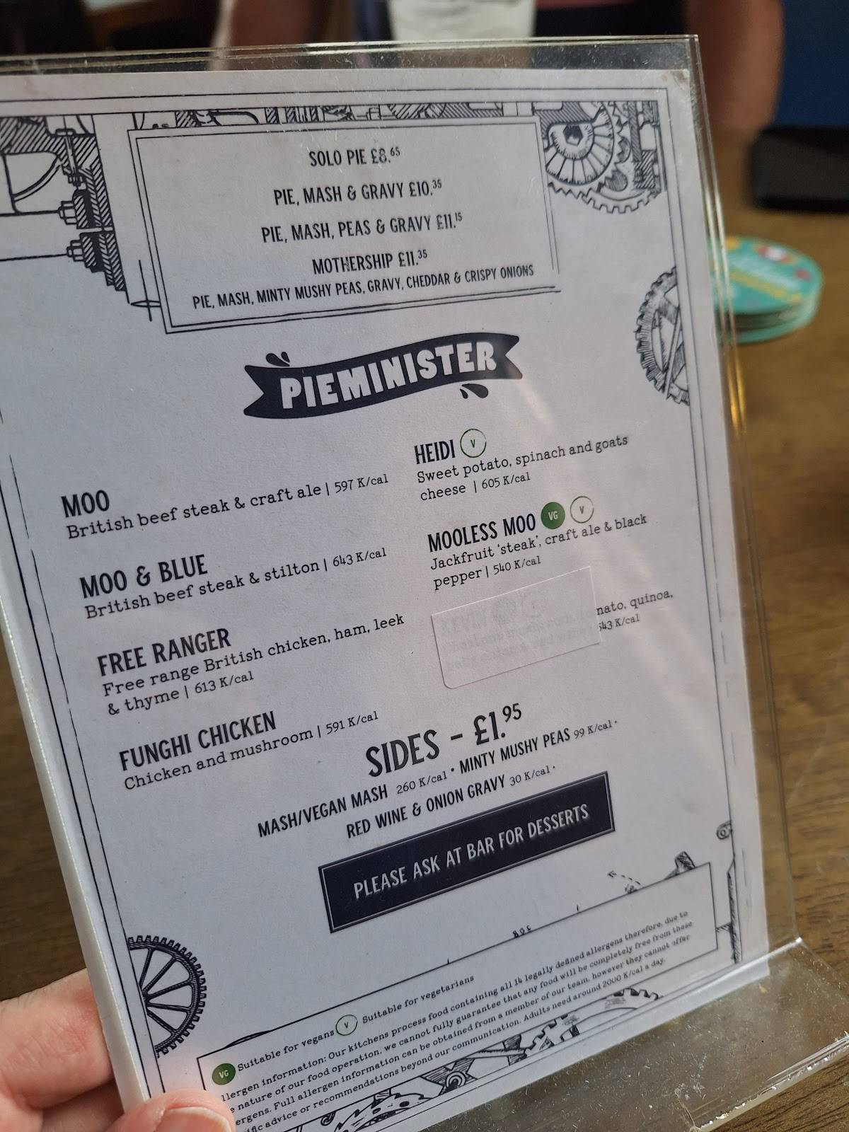 Menu at The Head of Steam • Huddersfield pub & bar, Huddersfield