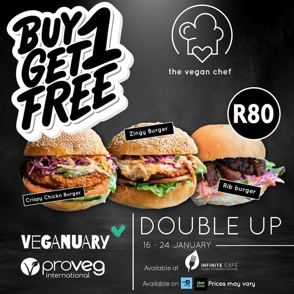 Menu at THE VEGAN CHEF UMHLANGA fast food, Umhlanga, 6