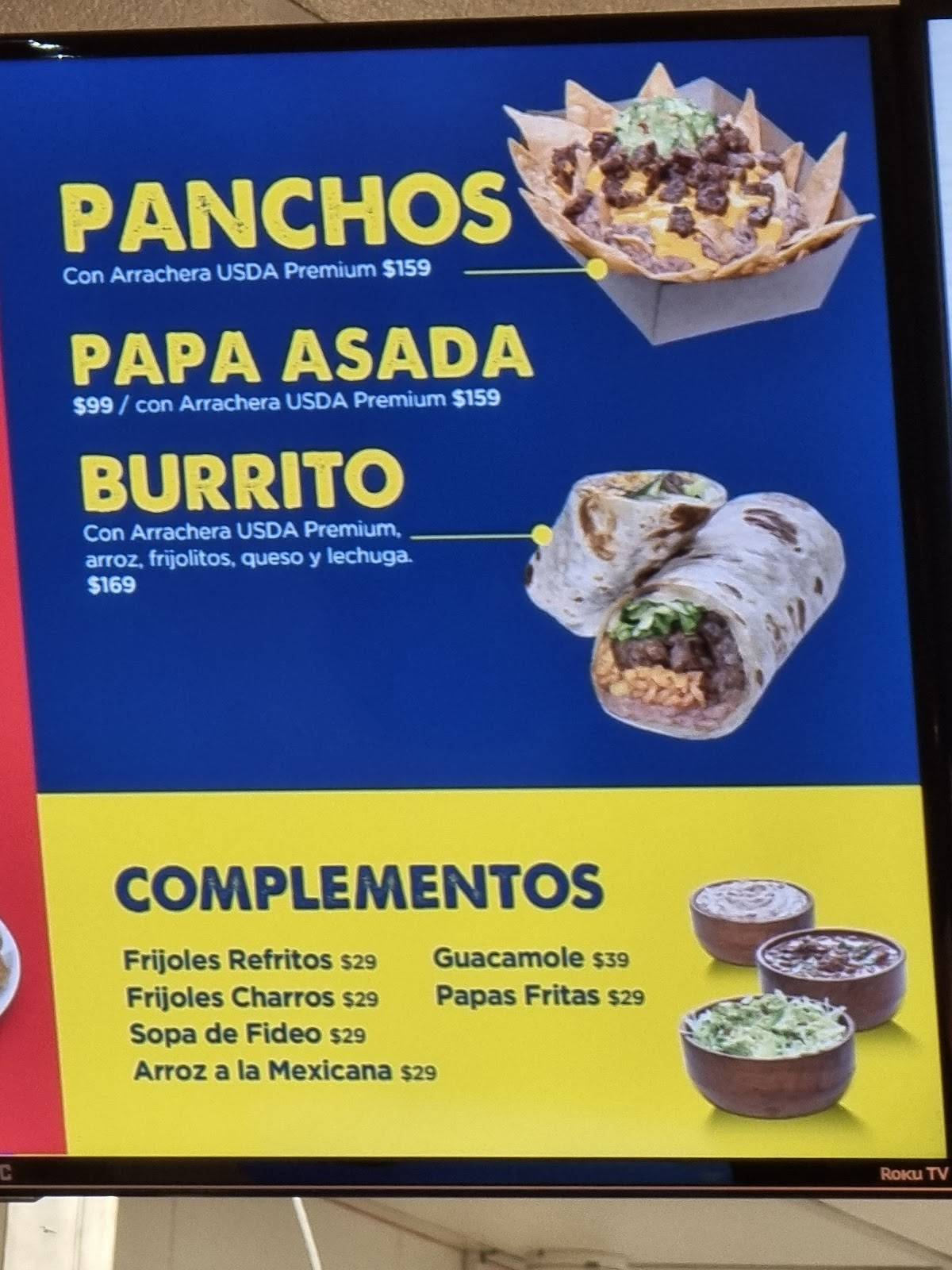 Carta del restaurante Taco Palenque, Monterrey, Carr Nacional 261