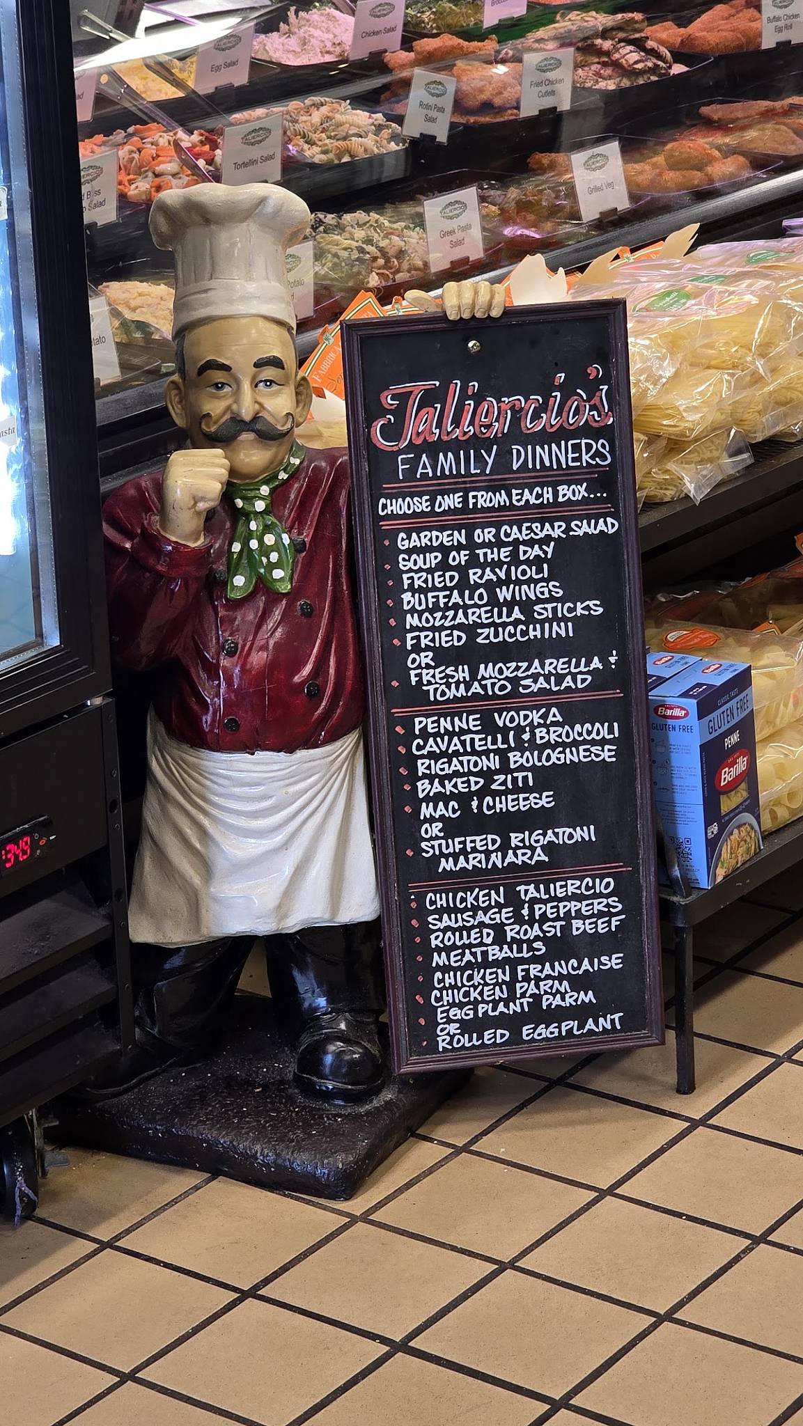 Menu at Taliercio's Ultimate Gourmet restaurant, Middletown, #500