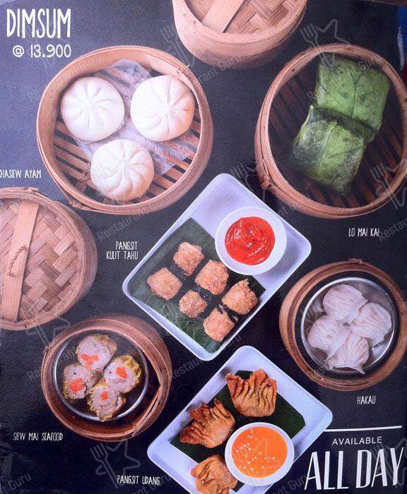 Menu at Red Bus restaurant, Tangerang