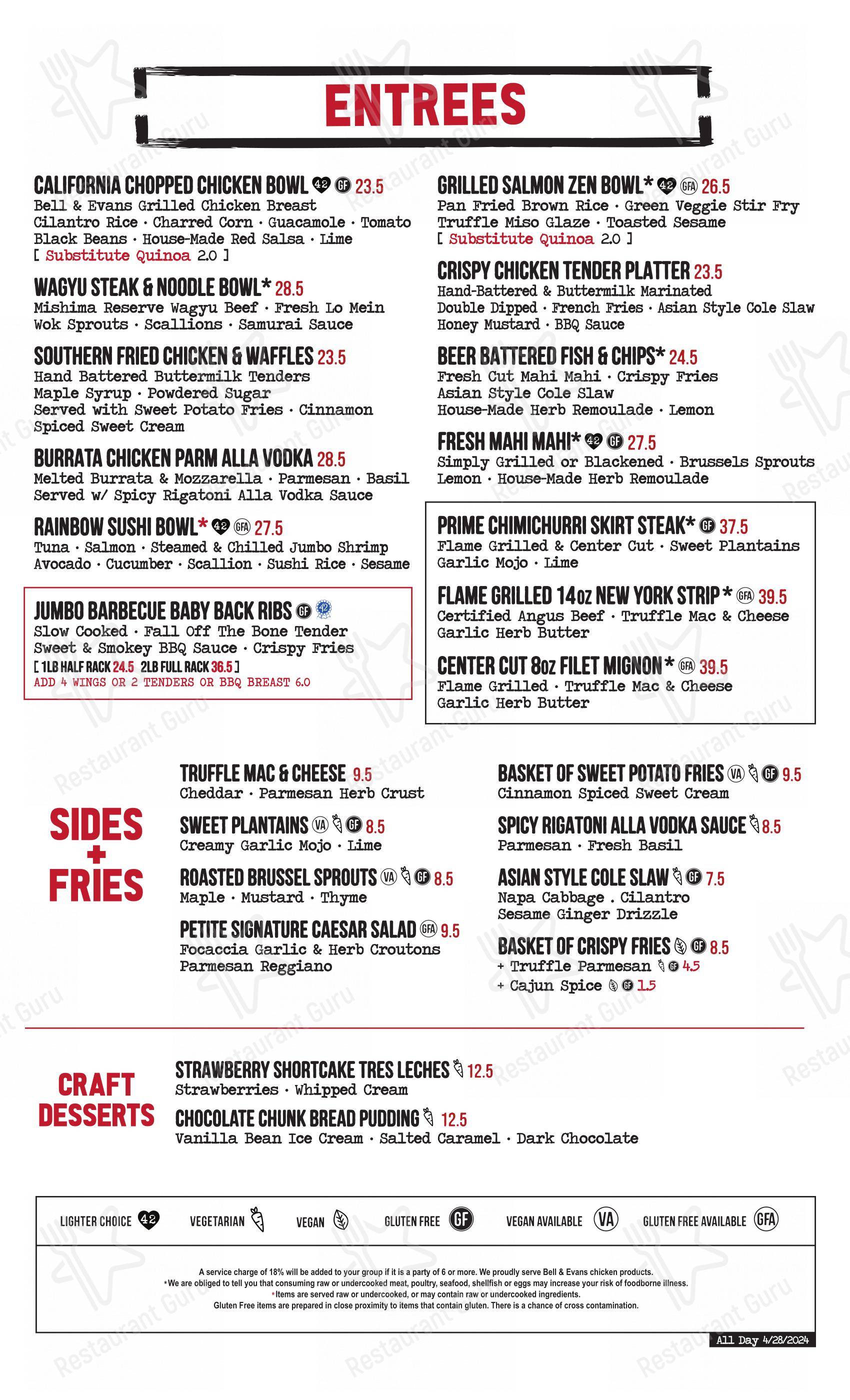 Menu at Tap 42 Craft Kitchen & Bar - Coral Gables, Coral Gables, 301 ...