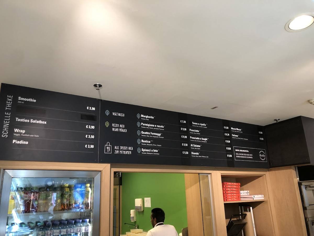 Speisekarte von Tasties restaurant, Innsbruck