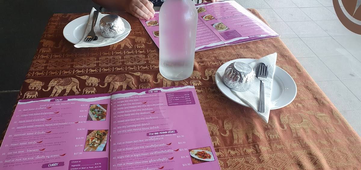 Menu at Thai Esarn Restaurant, Bayswater