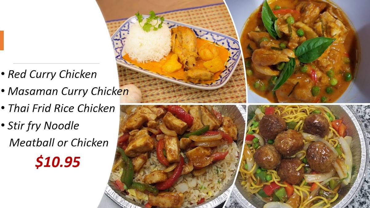 Menu at Thai Halal Grill restaurant, Longwood, 532 E Pineview St
